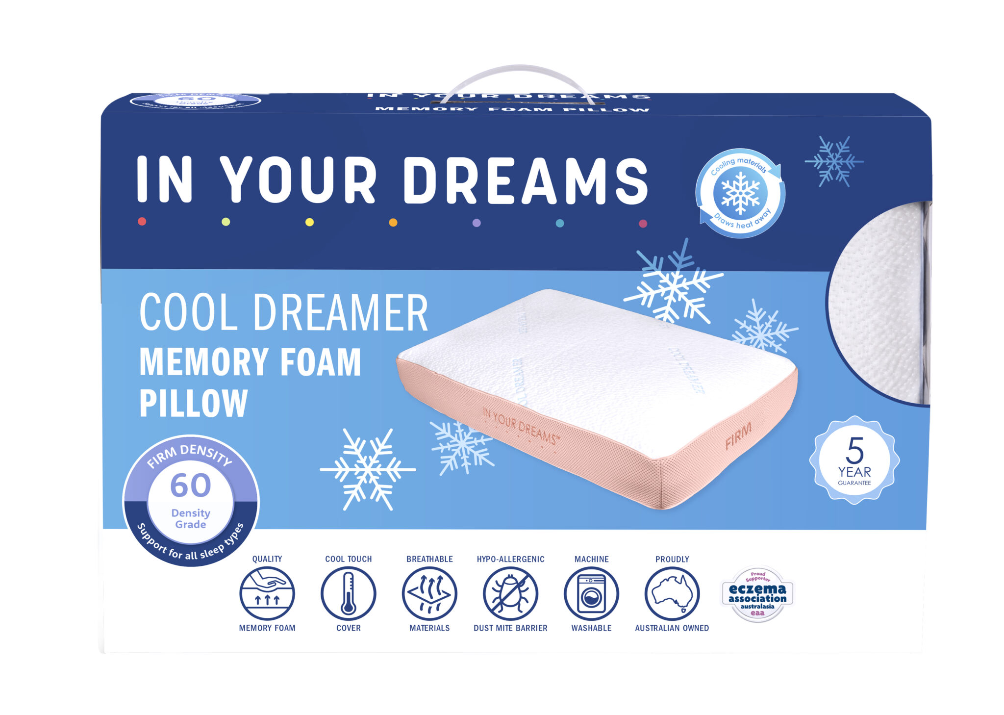 Cool Dreamer Pillow - Firm/Medium/Plush - BestFurn Furniture